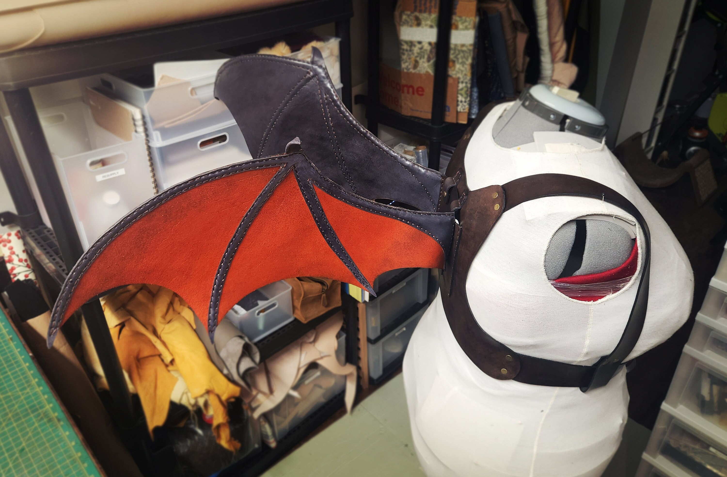 DIGITAL PATTERN: Leather Bat Wings Harness - Etsy