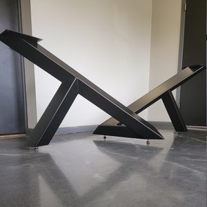 Abstract Style Metal Table Base Any Size/color - Etsy