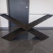 Folded-x Style Metal Table Base - Any Size/color - Etsy