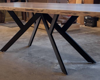 Metal Table Base ARCHITECTURAL STYLE Any Size/color - Etsy