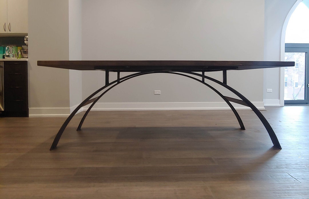 Rolled Arch Style Metal Table Base - Any Size/color - Etsy