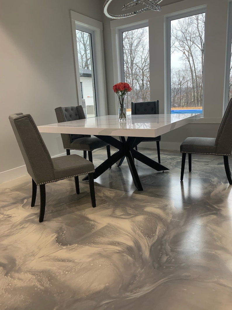 Metal Cross-x Style Table Base Any Size/color - Etsy