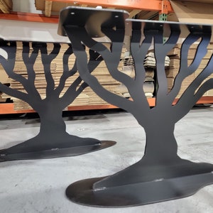 Metal Table Legs TREE STYLE - Any Size/color - Etsy