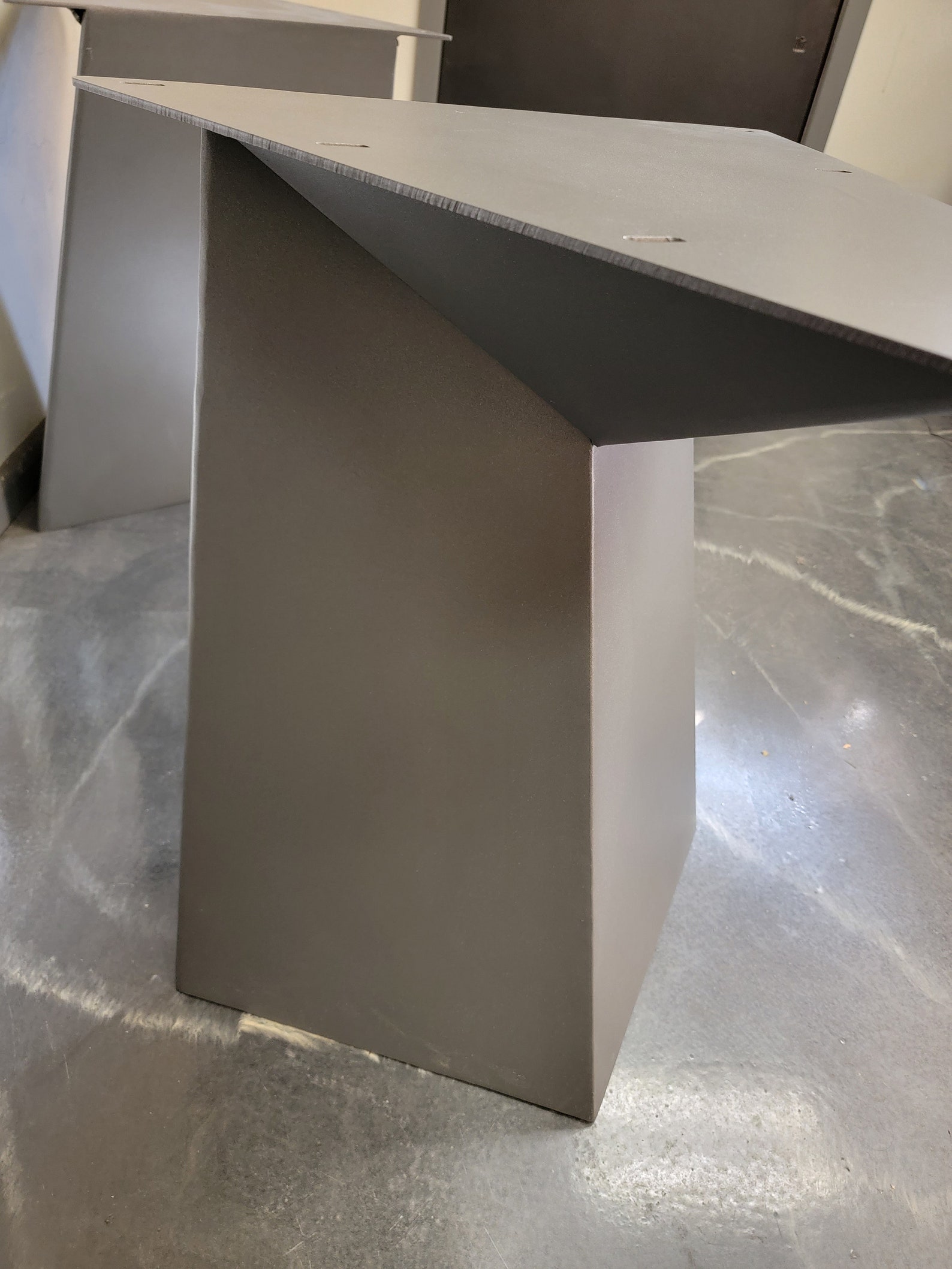 Metal Table Base ARCHITECTURAL STYLE Any Size/color - Etsy