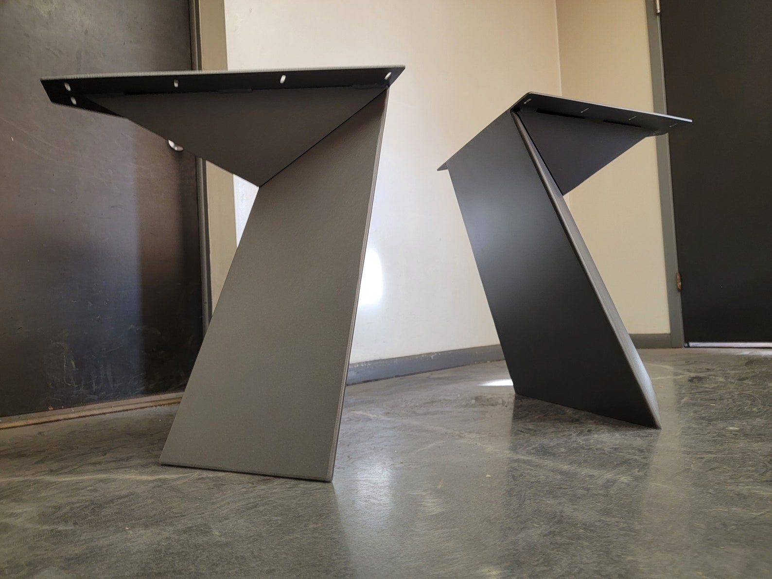 Metal Table Base ARCHITECTURAL STYLE Any Size/color - Etsy