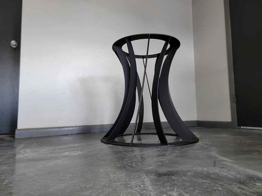 Metal Table Base TWISTED TULIP - Any Size/color - Etsy