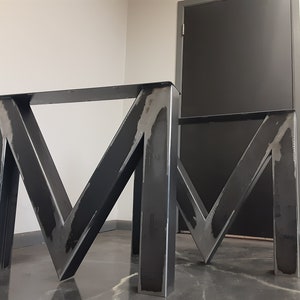 M-style Metal Table Legs - Any Size & Color! - Etsy