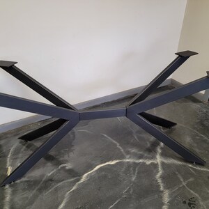 MODIFIED SPIDER BASE, Metal Table Frame - Any Size/color - Etsy