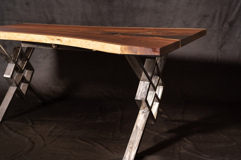 Inverted Diamond Style Metal Table Legs Any Size/color - Etsy