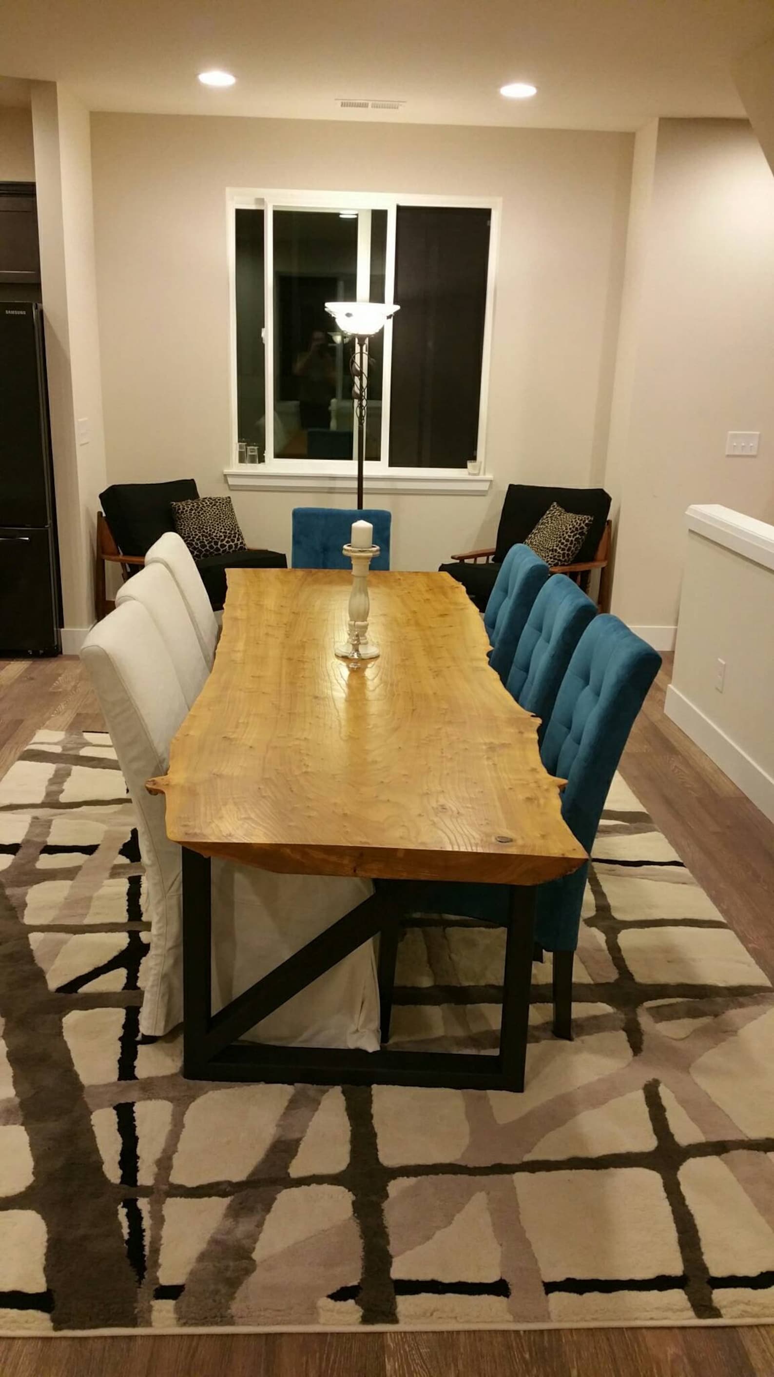 Steel Metal Table Legs Rectangular Cross Brace Style Any | Etsy