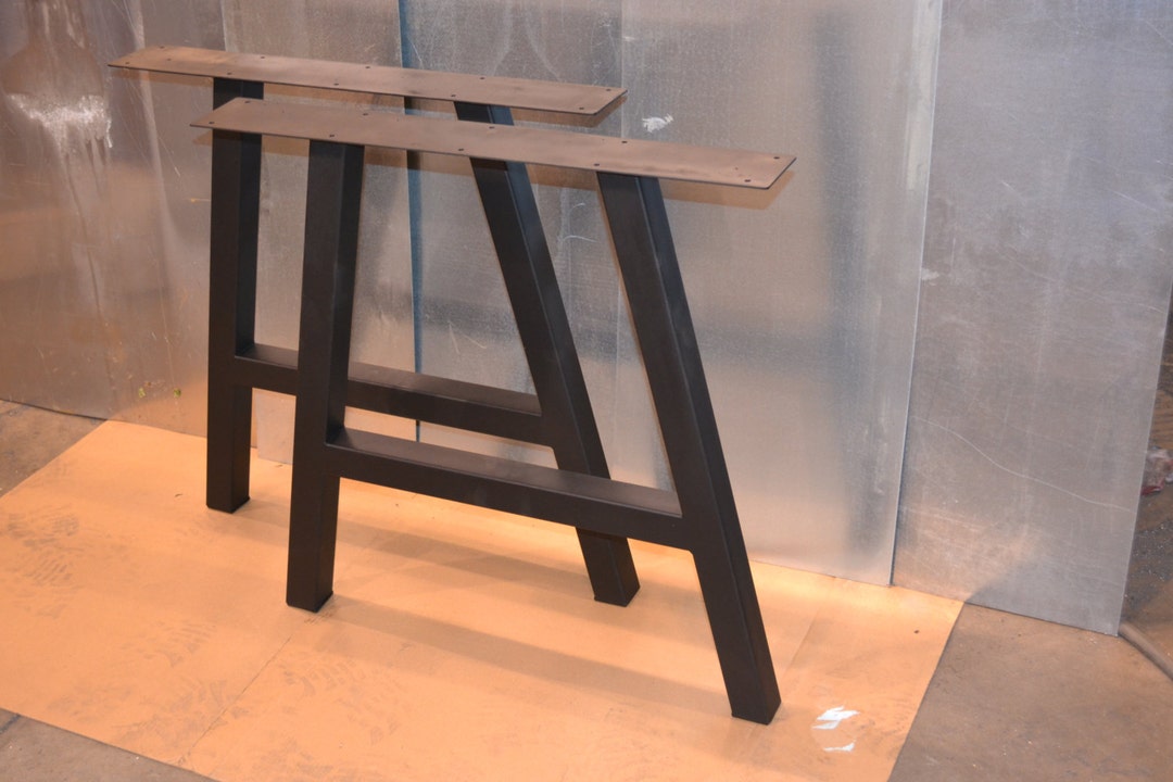 A-frame Style Metal Table Legs - Any Size and Color! - Etsy