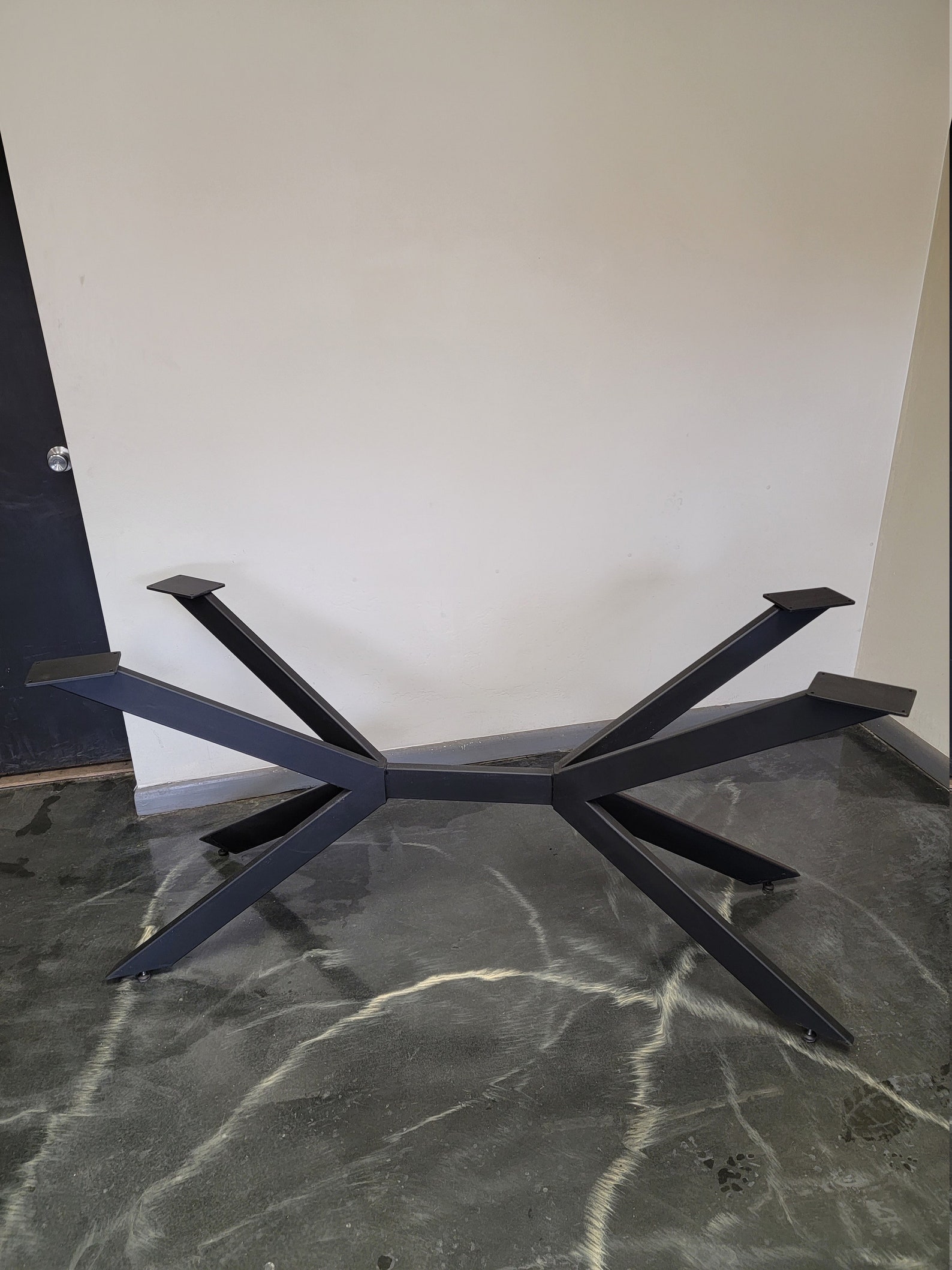 MODIFIED SPIDER BASE Metal Table Frame Any Size/color - Etsy