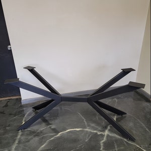 MODIFIED SPIDER BASE Metal Table Frame Any Size/color - Etsy