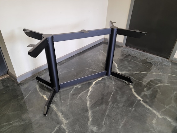 DOUBLE COLUMN Style Metal Table Base Any Size/color | Etsy