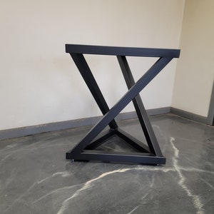 Triangular Z-shaped Metal Trestle Base - Any Size/color - Etsy