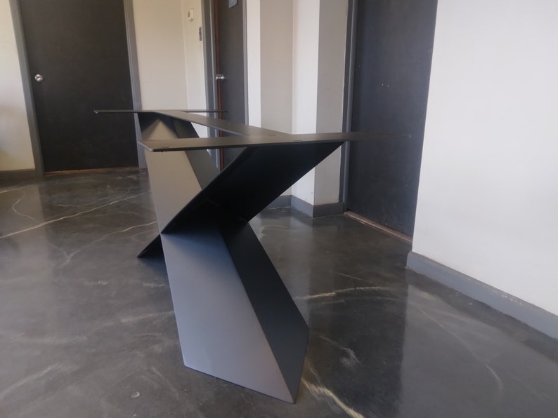 Folded-x Style Metal Table Base - Any Size/color - Etsy
