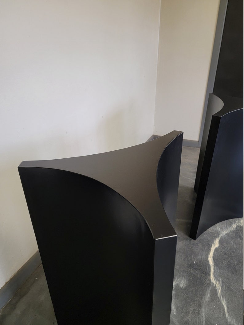 Metal Table Base ROLLED COLUMN STYLE Any Size/color - Etsy