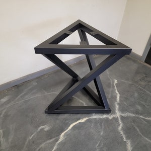 Triangular Z-shaped Metal Trestle Base - Any Size/color - Etsy