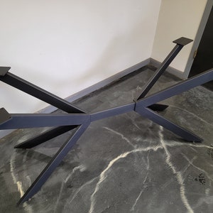 MODIFIED SPIDER BASE Metal Table Frame Any Size/color - Etsy