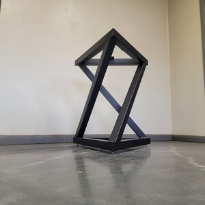 Triangular Z-shaped Metal Trestle Base - Any Size/color - Etsy