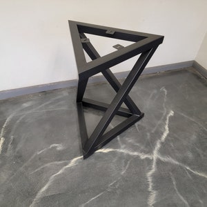 Triangular Z-shaped Metal Trestle Base - Any Size/color - Etsy