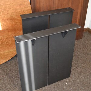 Metal Table Legs, DOUBLE PLATE Style - Any Size/color - Etsy
