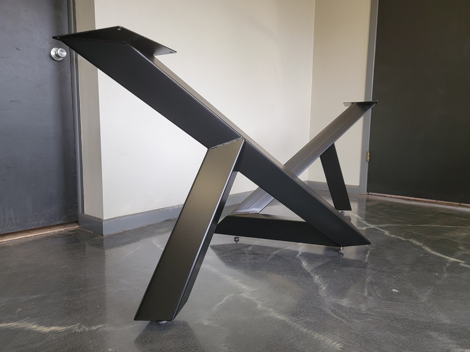 Abstract Style Metal Table Base Any Size/color - Etsy