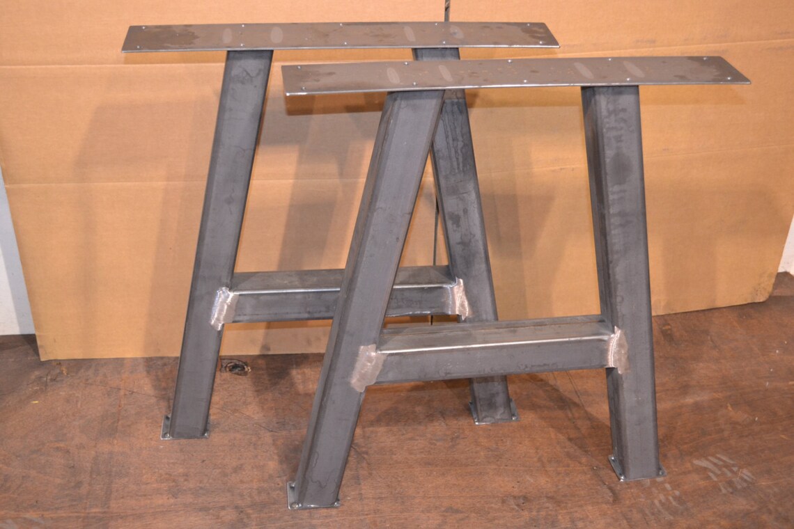 A-frame Style Metal Table Legs - Any Size and Color! - Etsy