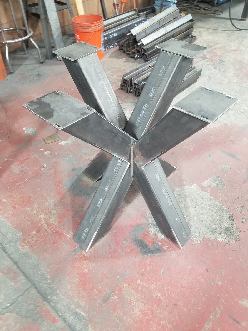 Metal Trestle Base Cross-x Style Any Size/color - Etsy