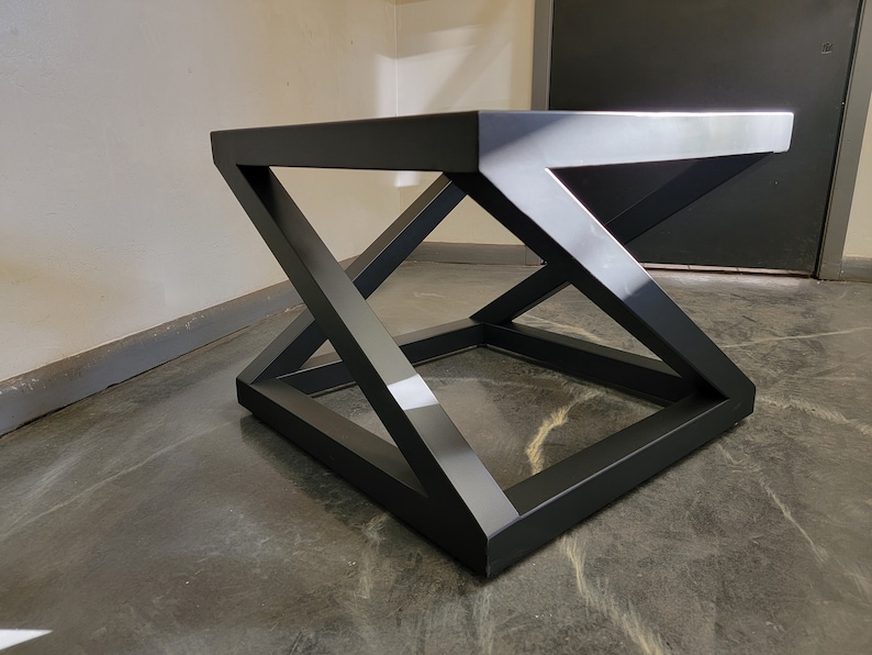 Square Z-shaped Metal Trestle Base Any Size/color - Etsy