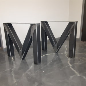 M-style Metal Table Legs - Any Size & Color! - Etsy