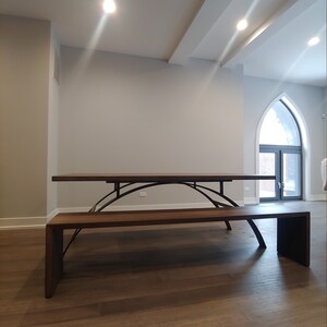 Rolled Arch Style Metal Table Base - Any Size/color - Etsy