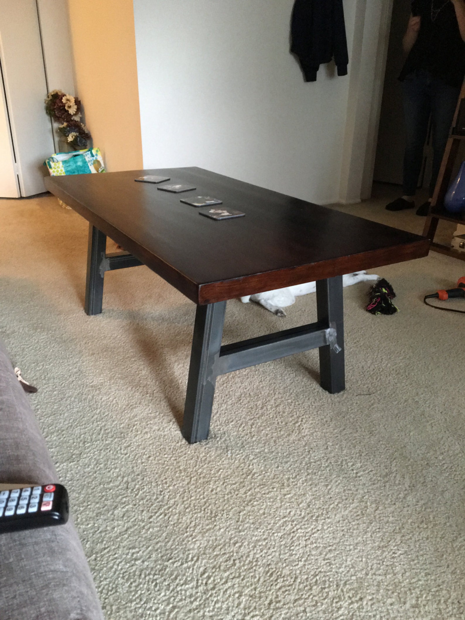 A-frame Style Metal Table Legs - Any Size and Color! - Etsy
