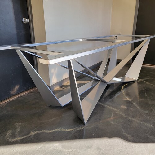 Abstract Style Metal Table Base Any Size/color - Etsy