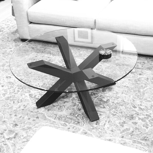 Hourglass Style Metal Table Base Any Size/color - Etsy