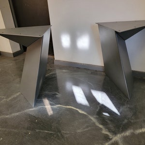 Metal Table Base ARCHITECTURAL STYLE - Any Size/color - Etsy