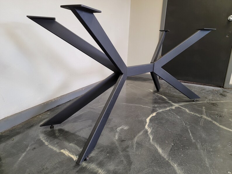 MODIFIED SPIDER BASE Metal Table Frame Any Size/color - Etsy