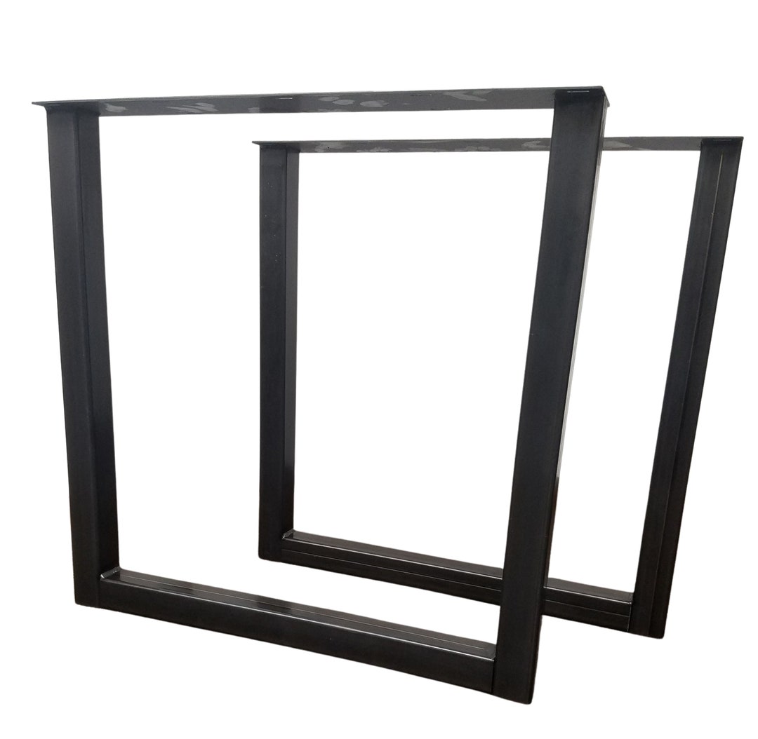 Metal Table Legs - Heavy Duty Economy Style Square Legs - Etsy