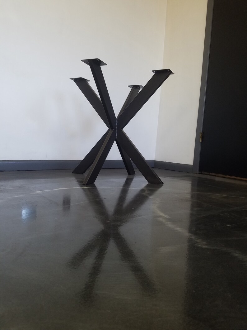 Metal Trestle Base Cross-x Style Any Size/color - Etsy