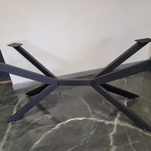 MODIFIED SPIDER BASE Metal Table Frame Any Size/color - Etsy