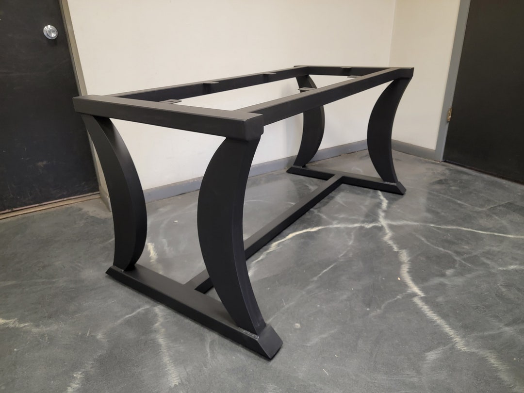 Crescent Moon Style Metal Table Base - Any Size/color - Etsy