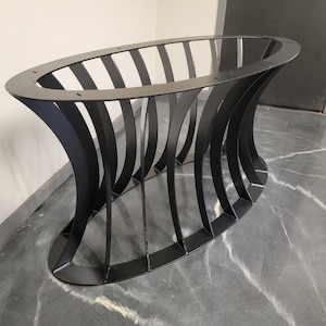 Metal Table Base ELLIPTICAL TULIP STYLE - Any Size/color - Etsy