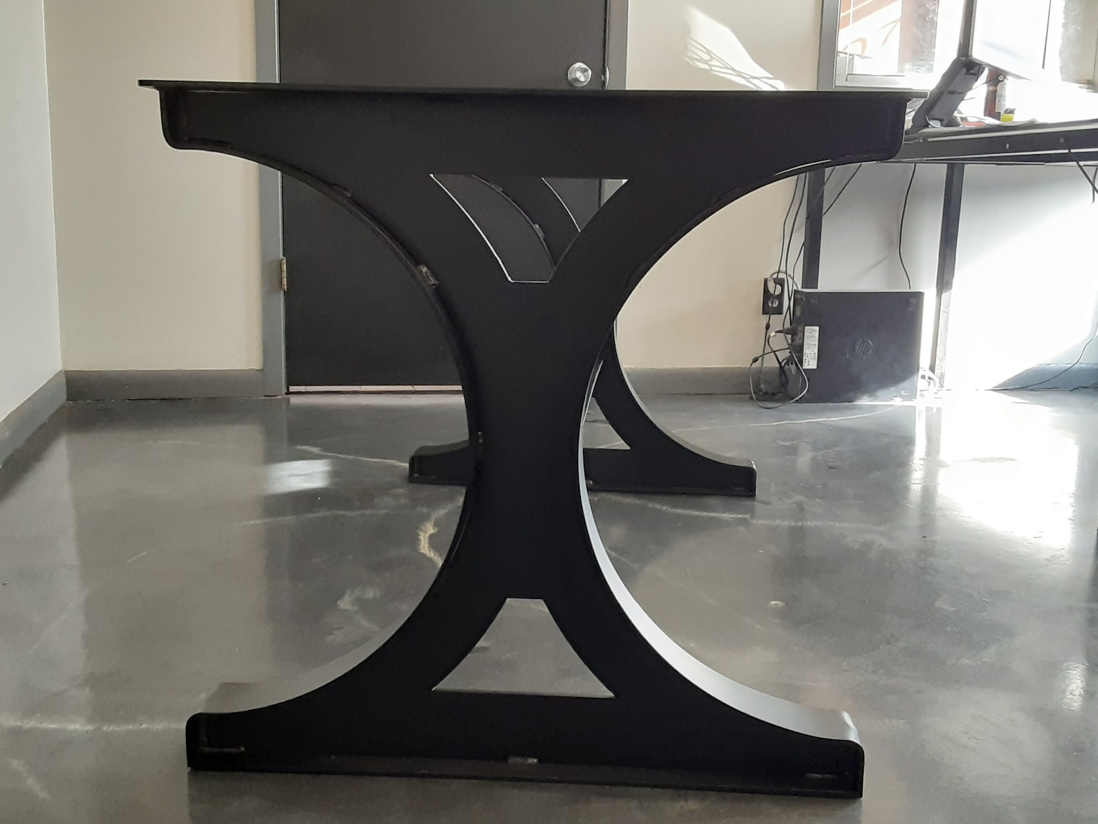 Bridge Trestle Metal Table Base Any Size/color - Etsy UK