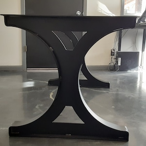 Bridge Trestle Metal Table Base - Any Size/color - Etsy