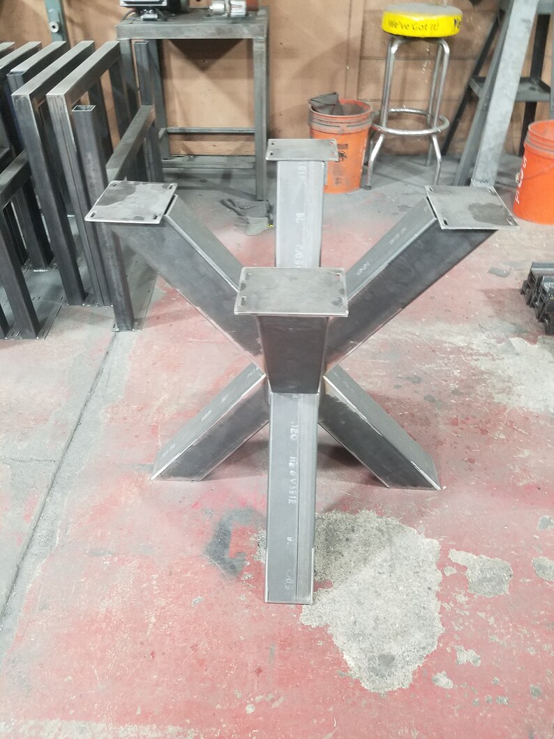 Metal Trestle Base Cross-x Style Any Size/color - Etsy