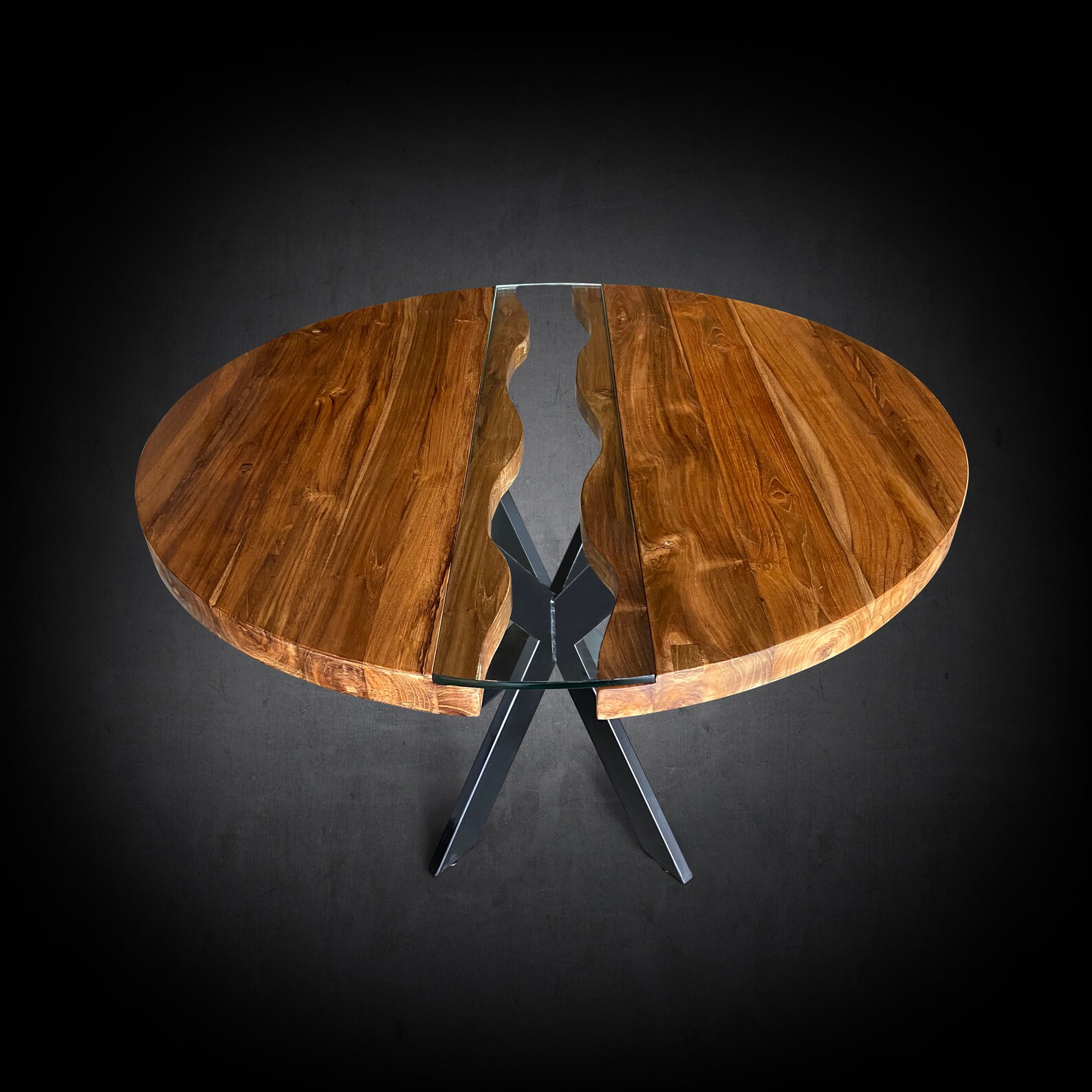 Metal Cross-x Style Table Base Any Size/color - Etsy