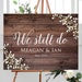 We Still Do Sign, Rustic Welcome Sign, Anniversary Wedding Sign ...