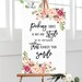 Silver Wedding Welcome Sign, Winter Wedding Welcome Sign, Digital File ...