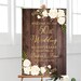 Printed or Digital Rustic 50th Anniversary Wedding Welcome Sign, W830 ...