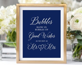Bubbles Wedding Sign - Etsy